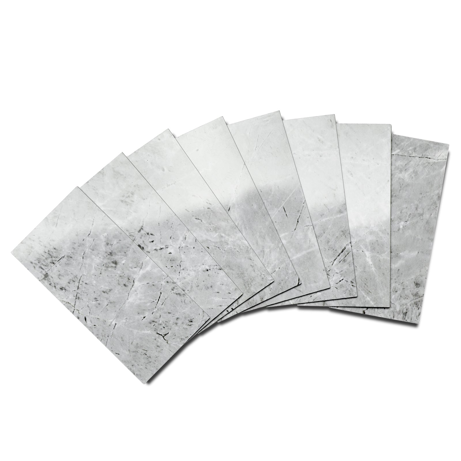 Polished Gray Peel and Stick Backsplash Brick Subway Tile – Yipscazo Tiles