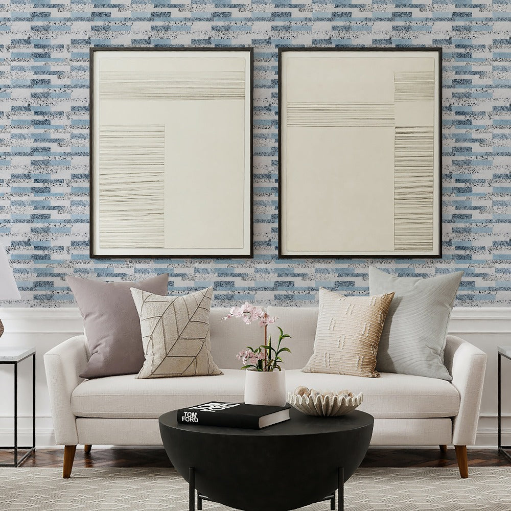 Linear Blend Tile Backsplash Peel and Stick Wall Tiles – Yipscazo Tiles